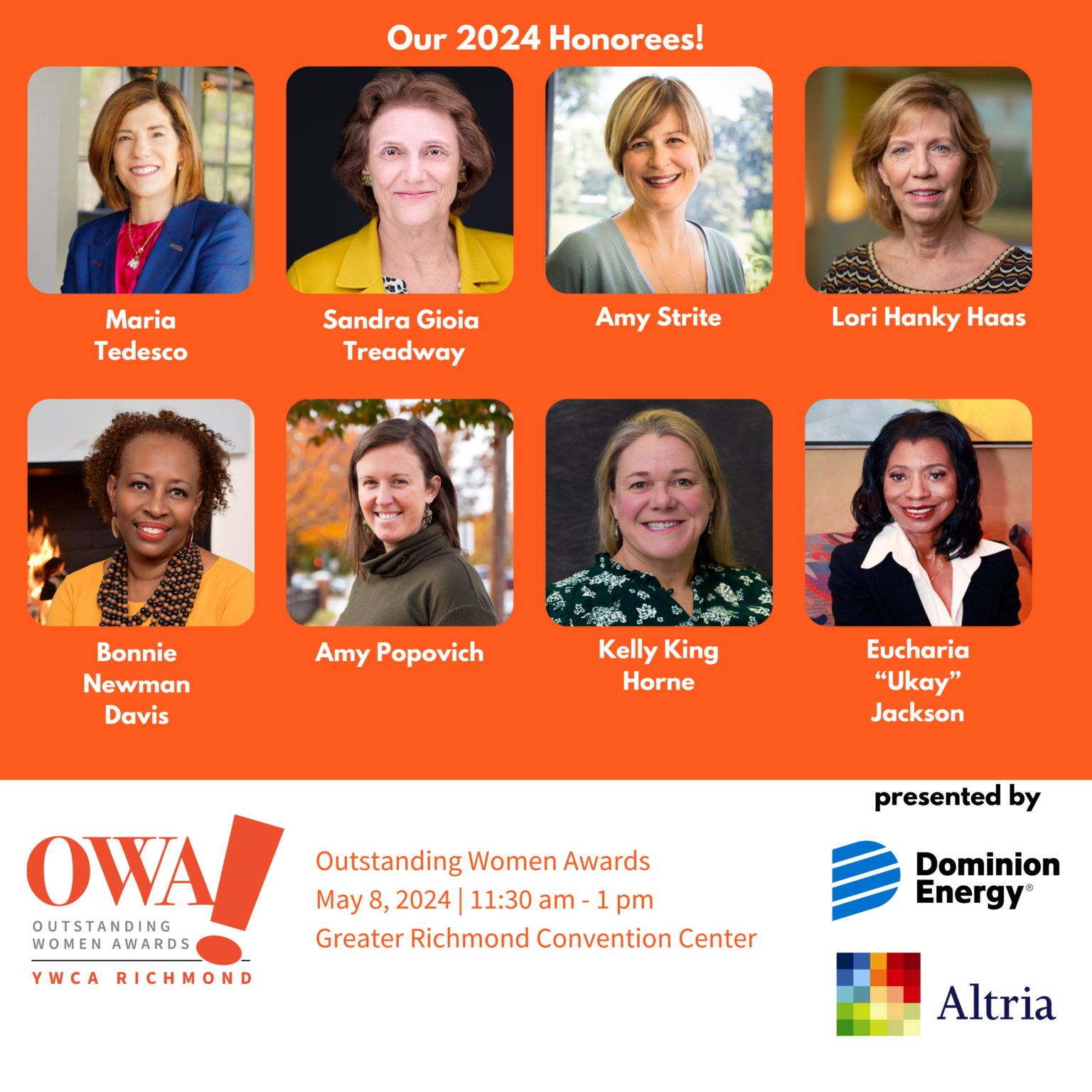 Outstanding Women Awards - YWCA of Richmond