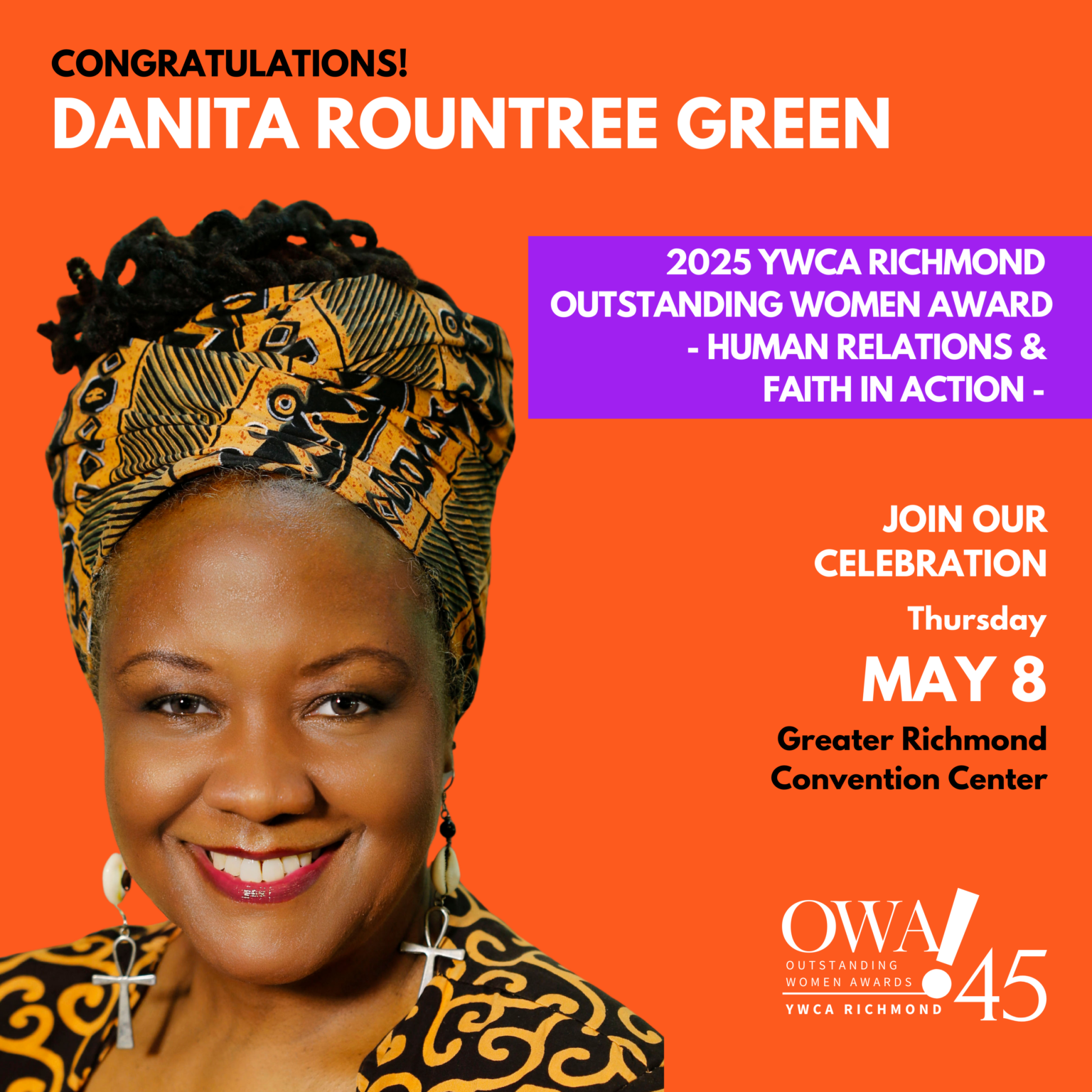 2025 Class of Outstanding Women Awards Honorees - YWCA of Richmond